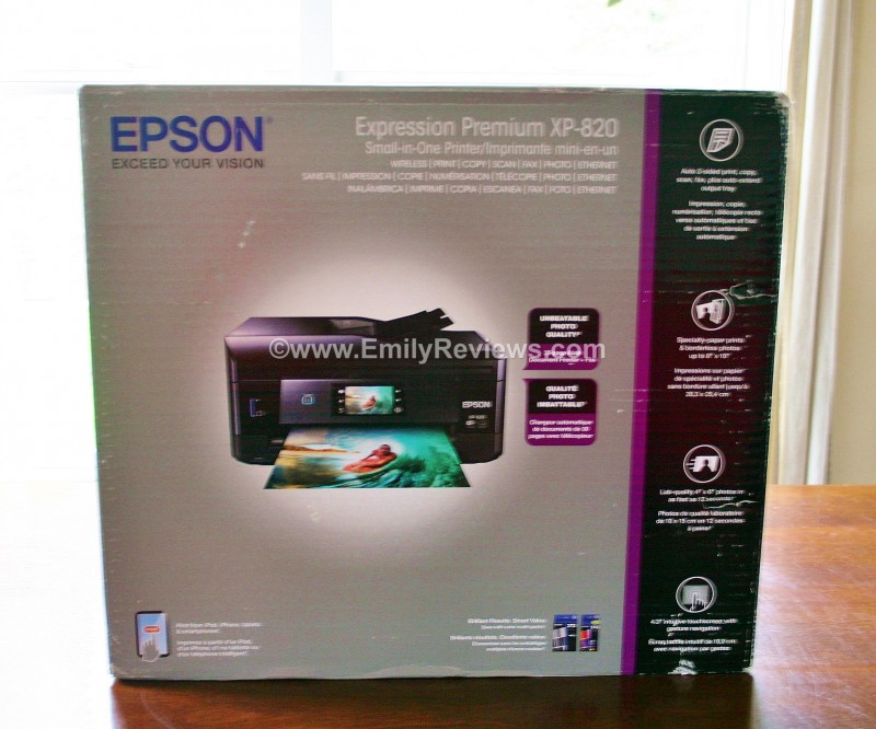 NEW Epson Expression Premium XP-820 Small-in-One Printer ~ Review ...