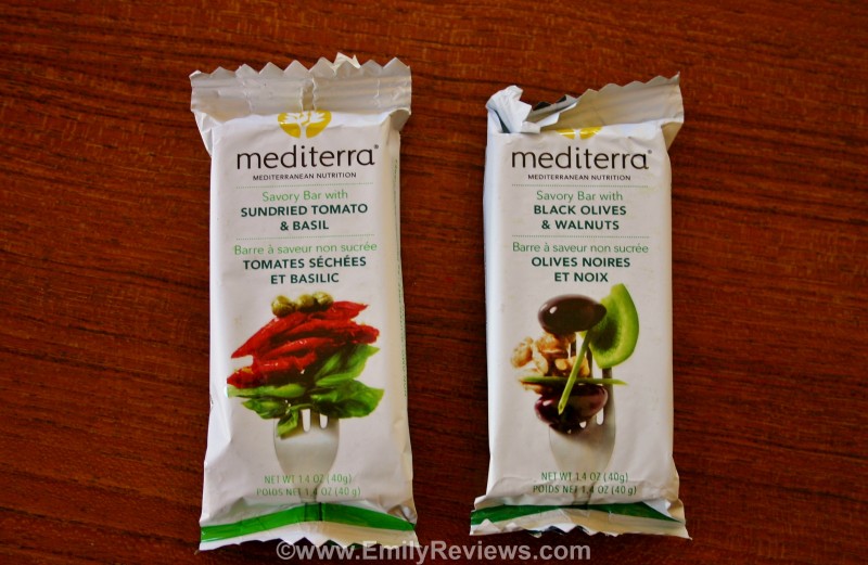 Tasty NON-GMO Gluten Free Mediterra Bars ~ Review | Emily Reviews