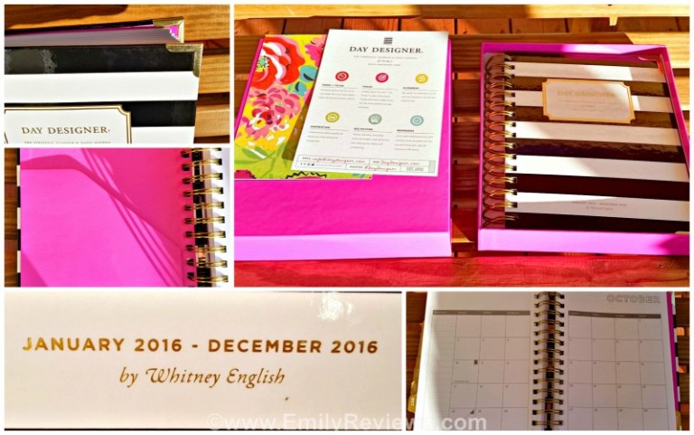 Staying Organized With My New Day Designer ~ Review | Emily Reviews