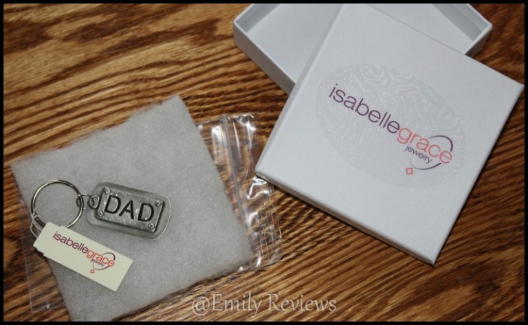 Sentimental Key Chains For Dad From Isabelle Grace Jewelry | Emily Reviews