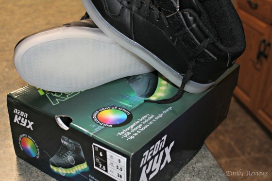 Neon Kyx Low Top LED Sneakers {Holiday Gift Idea} | Emily Reviews