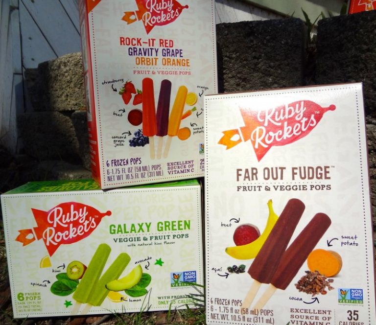 Ruby Rockets ~ Fruit and Veggie Popsicles | Emily Reviews