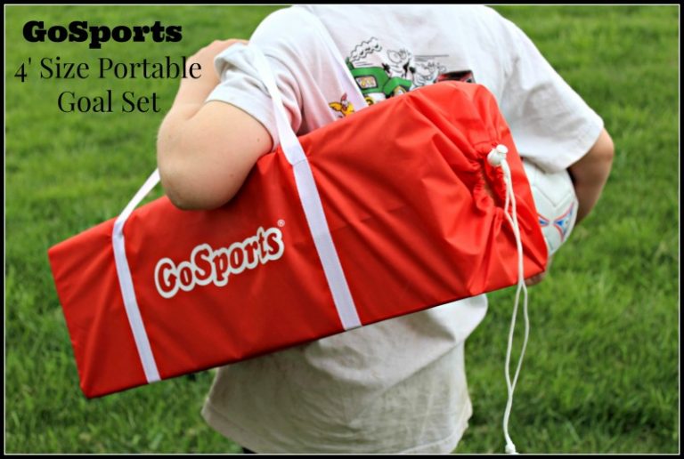 GoSports 4' Size Portable Goal Set With 6 Cones & Carrying Bag {Review ...