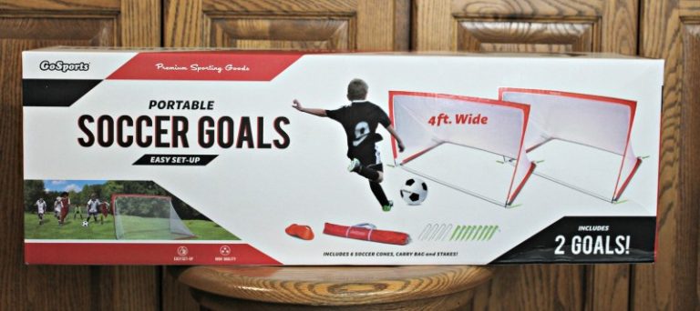 GoSports 4' Size Portable Goal Set With 6 Cones & Carrying Bag {Review ...