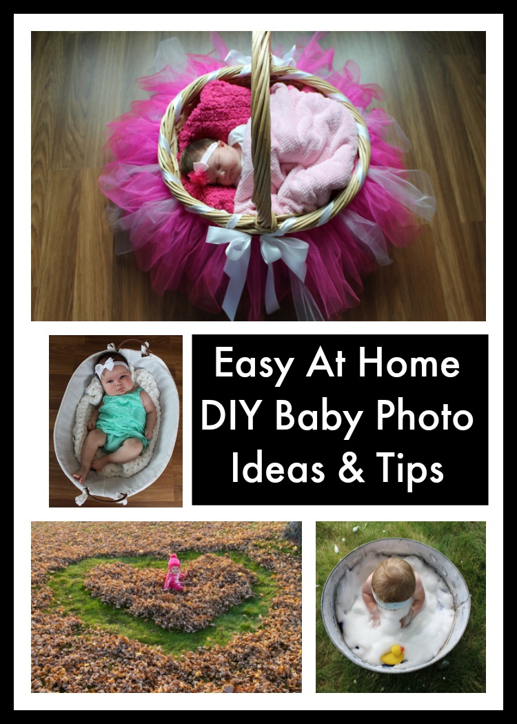Easy At Home DIY Baby Photo Ideas & Tips | Emily Reviews