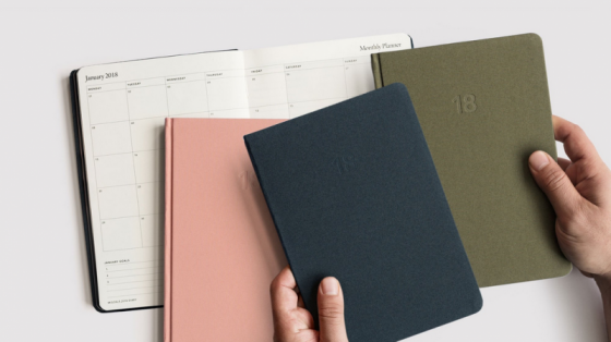 MiGoals Hard-Cover Linen Diary Calendar {Giveaway} 12/2 | Emily Reviews