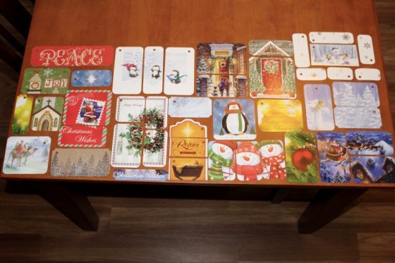 Easy, DIY Gift Tags {Made From Recycled Greeting Cards} | Emily Reviews