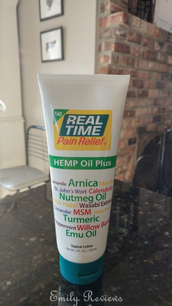Real Time Pain Relief Sports Cream & Hemp Oil Plus ~ Review & Giveaway ...