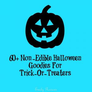 50+ Non-Edible Halloween Goodies For Trick-Or-Treaters | Emily Reviews