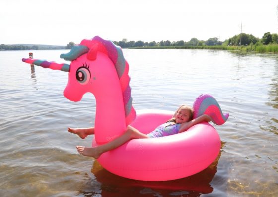 Coconut Float Pool Float Review + Giveaway | Emily Reviews