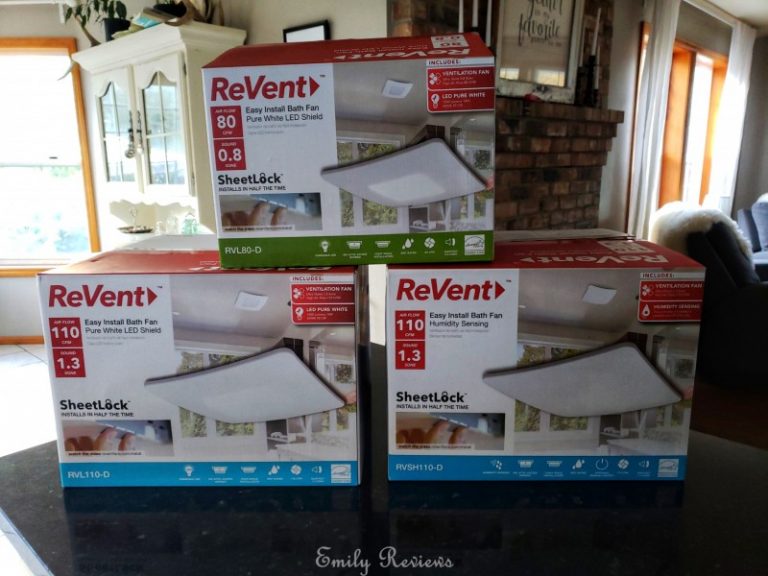 ReVent Bathroom Fans Are Easy To Install ~ Review | Emily Reviews