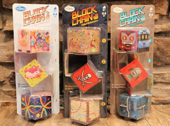 ThinkFun Block Chain Brainteaser Cubes + Giveaway! | Emily Reviews