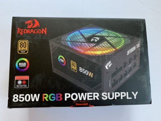 Redragon PSU007 850 Watt 80 Plus® Gold Certified Fully Modular RGB PSU ...