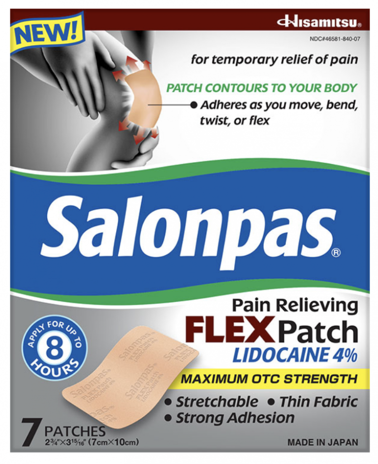 Salonpas Flex Patch LIDOCAINE 4% NOW AVAILABLE! + Free Sample ...