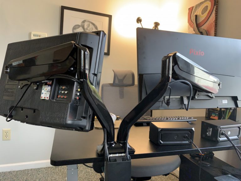 Flexispot Dual Monitor Mount F7D/F8LD Review | Emily Reviews