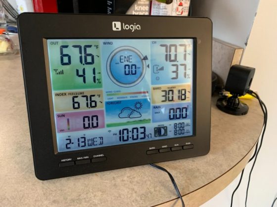Logia 7-in-1 Wireless Weather Station with Wi-Fi® and Solar Panel ...