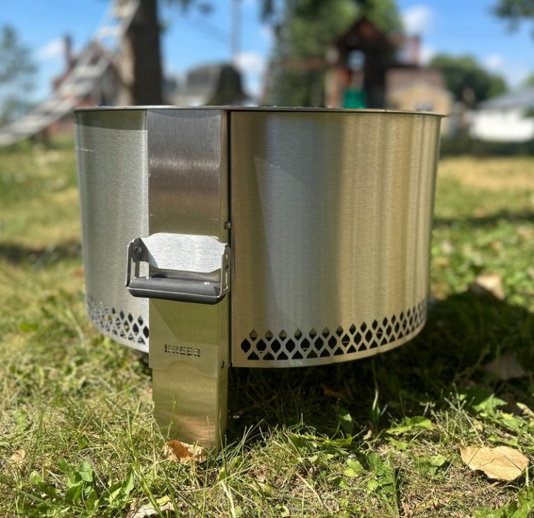 Breeo Y Series Smokeless Fire Pit + Outpost Grill Review | Emily Reviews