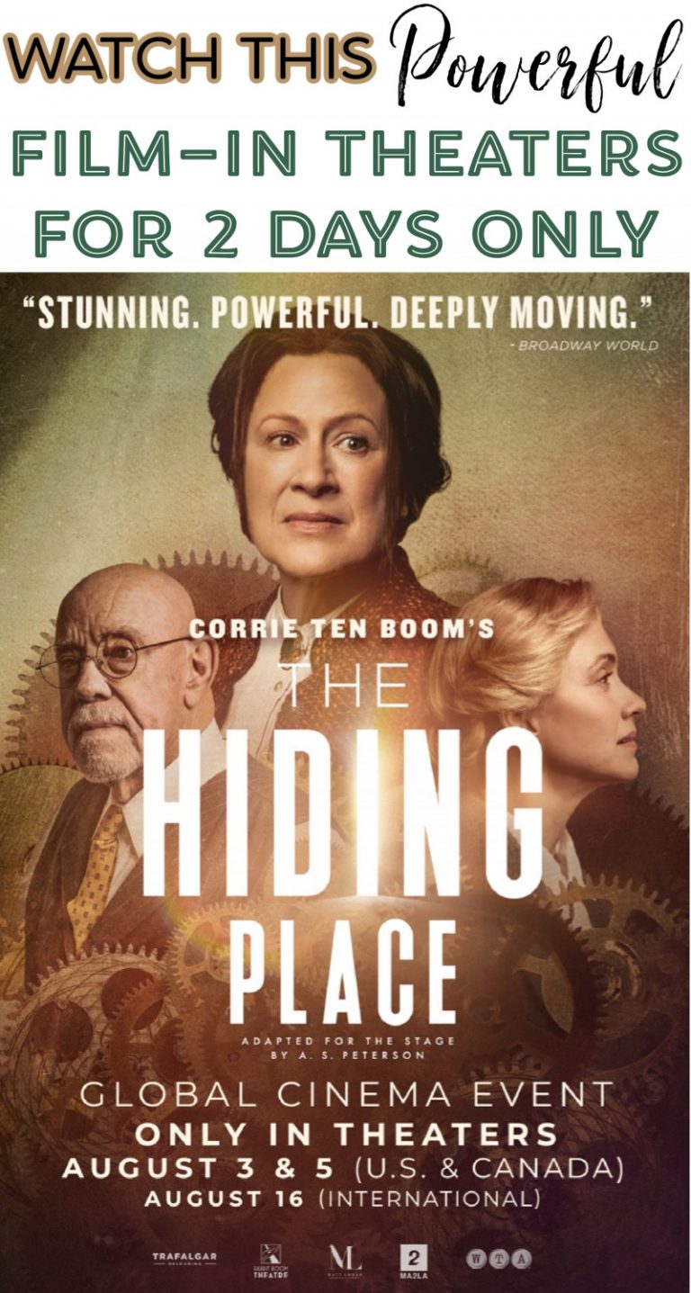 The Hiding Place- In Theaters August 3 & 5 Only! (+ Amazon Gift Card Giveaway) | Emily Reviews