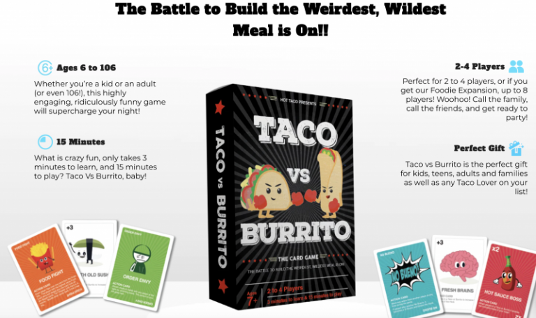 Taco Vs. Burrito Game Giveaway | Emily Reviews