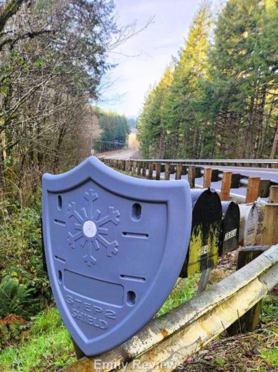 STEP2 Snow Shield™ Mailbox Guard & Town-to-Town XL Post-Mount Mailbox ...