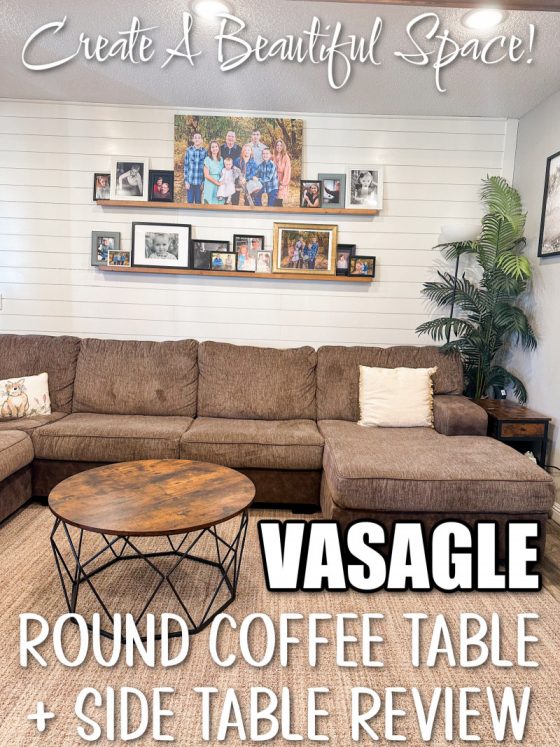Creating A Gorgeous Space With VASAGLE’s Coffee Table & Side Table ...