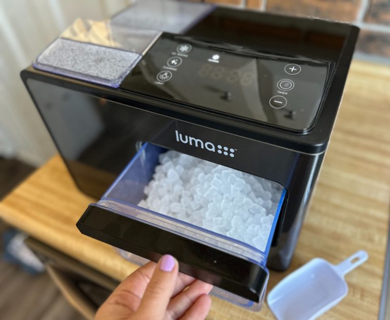 Luma Nugget Countertop Ice Maker Review + Giveaway! | Emily Reviews
