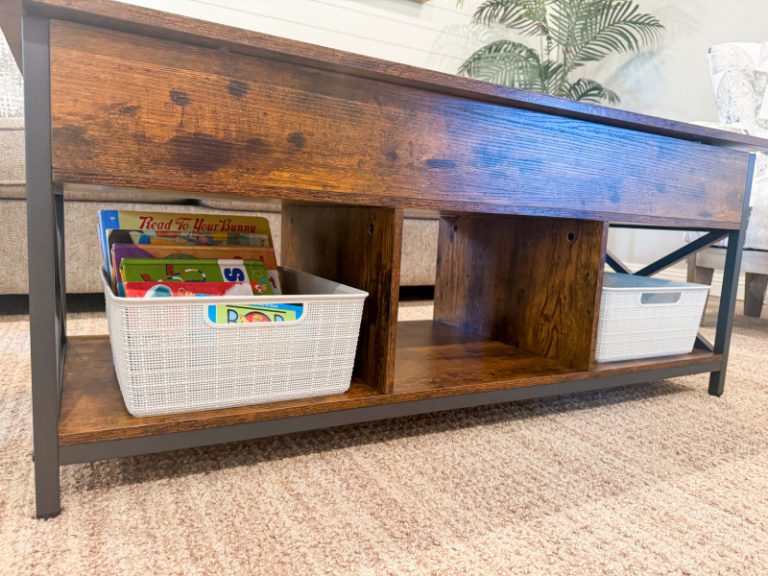 VASAGLE Lift Top Coffee Table + Side Table Review | Emily Reviews
