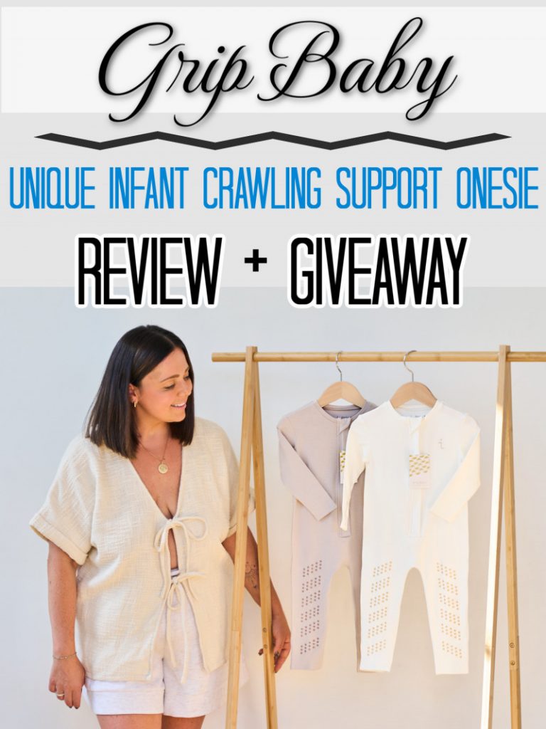 Grip Baby Unique Infant Crawling Support Onesie Review + Giveaway ...