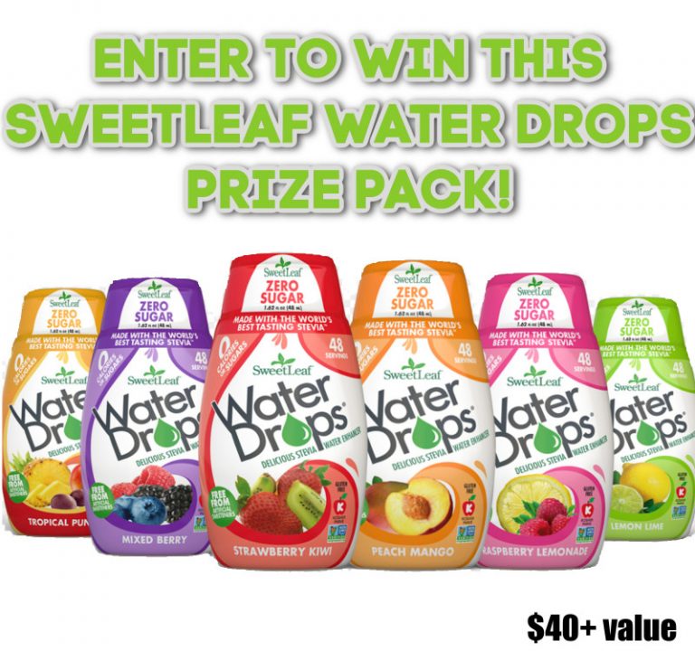 SweetLeaf Water Drops Giveaway (The easiest way to sweeten your water ...