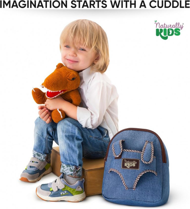 Naturally KIDS T-Rex Dinosaur Toys Backpack Giveaway | Emily Reviews