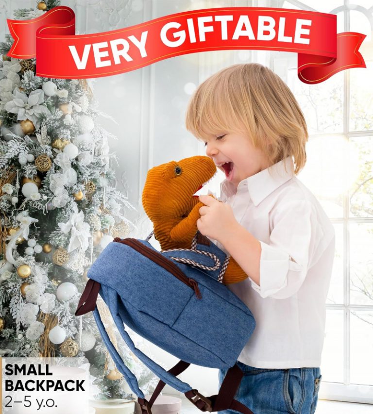 Naturally KIDS T-Rex Dinosaur Toys Backpack Giveaway | Emily Reviews