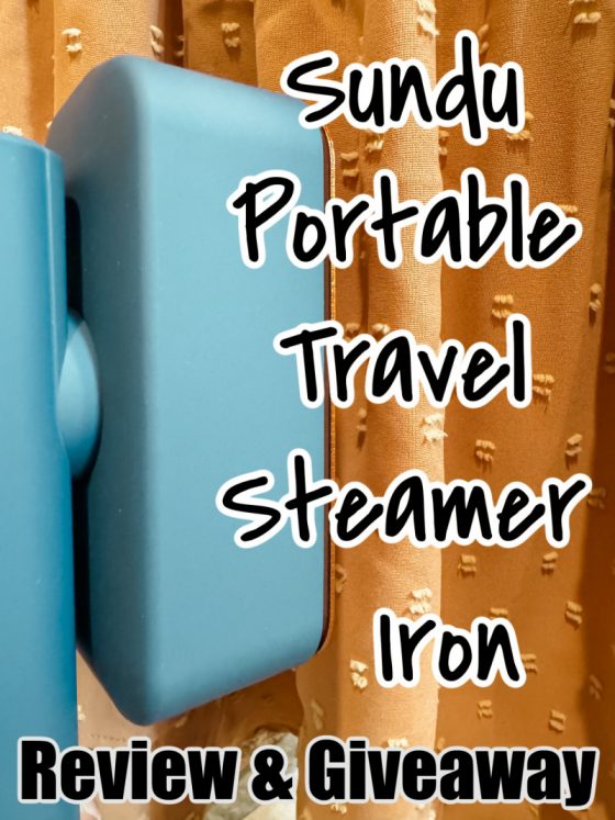Sundu Portable Travel Steamer ＆ Iron Review + Giveaway | Emily Reviews