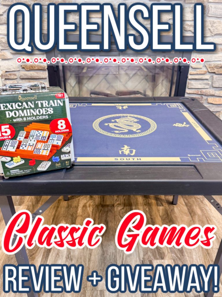 Queensell Game Table And Dominoes Review + Giveaway | Emily Reviews
