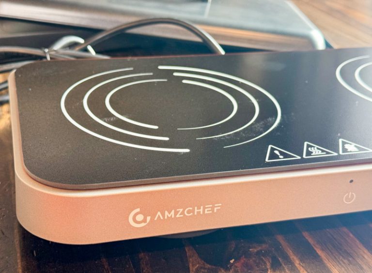 AMZCHEF Double Induction Cooktop with Removable Griddle Review | Emily ...