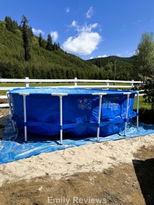 Best Backyard Upgrade Ever – Our Intex Above Ground Swimming Pool ...