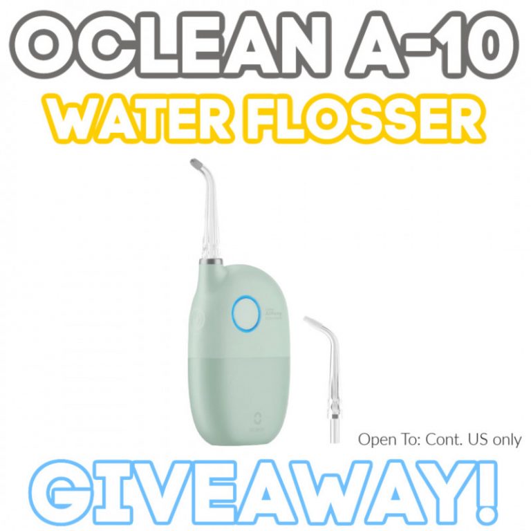 Oclean A10 AirPump Water Flosser Giveaway + Discount Code | Emily Reviews