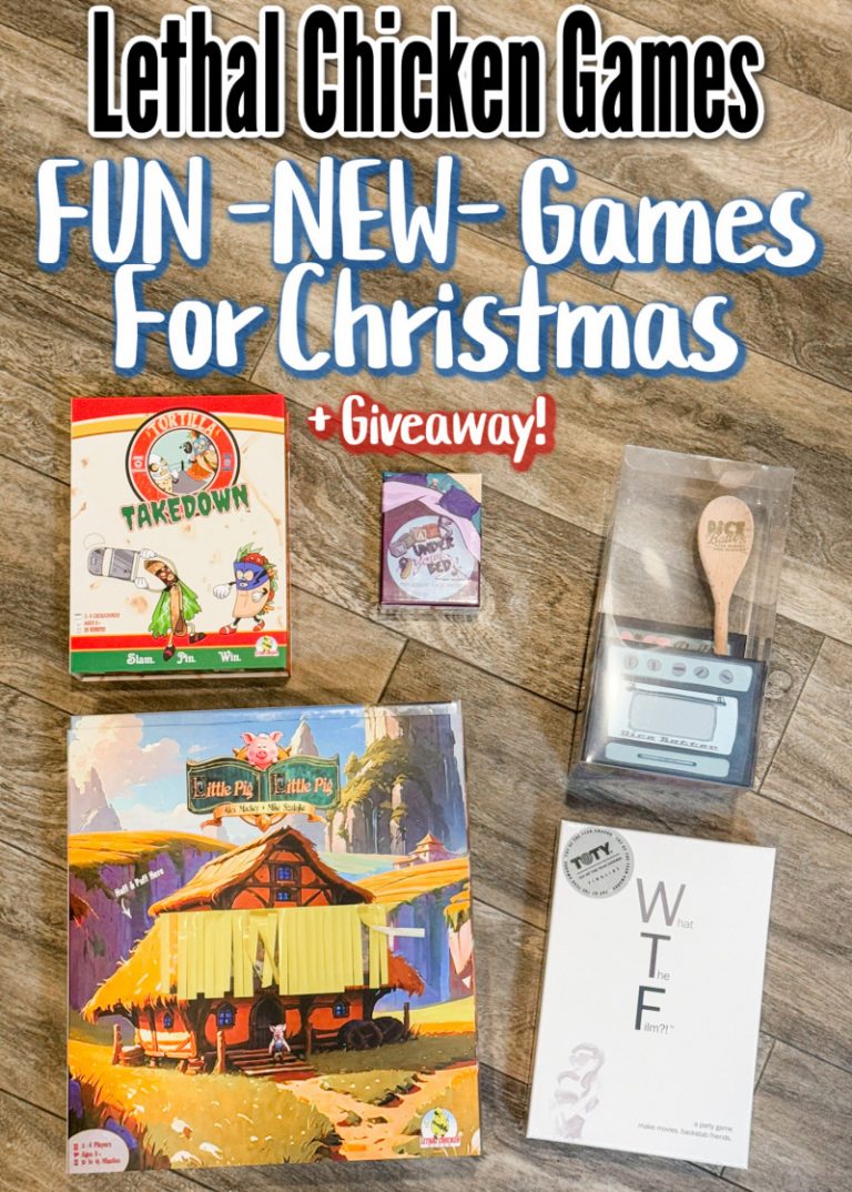 Lethal Chicken Games: FUN, NEW Games For Christmas! + Giveaway | Emily Reviews