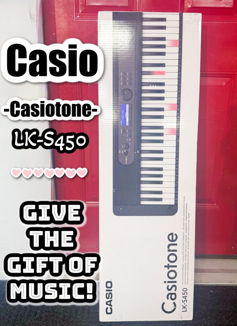 Casio Casiotone LK-S450 – Give The Gift Of Music! | Emily Reviews