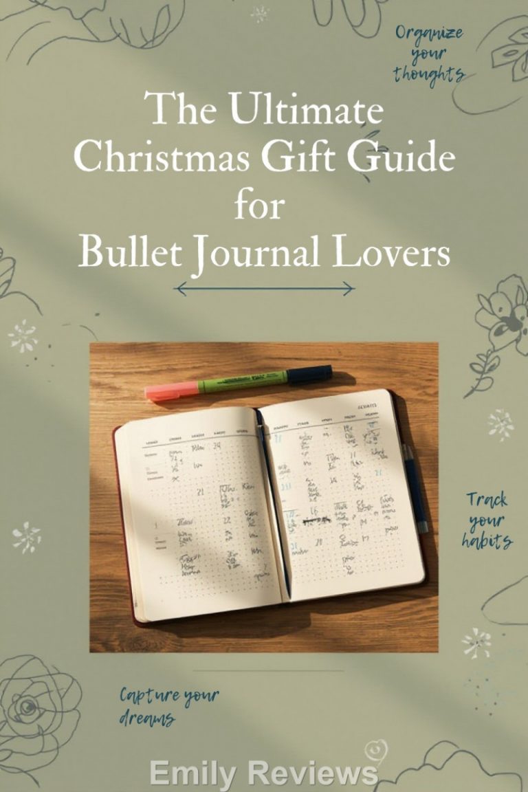 Thoughtful Holiday Gifts for Bullet Journal Lovers | Emily Reviews
