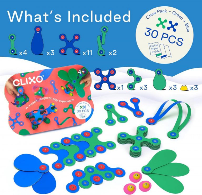 Clixo Crew 30 Piece Pack (+ Giveaway) | Emily Reviews