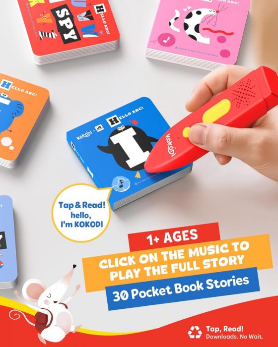 KOKODI Talking Pen 30 Small Books Set Giveaway | Emily Reviews