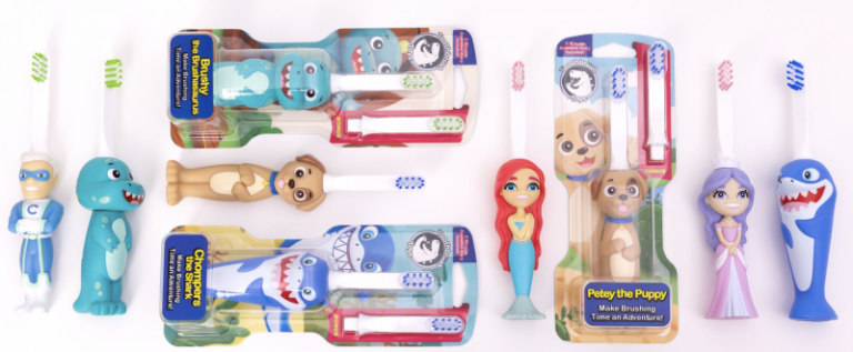 Toothbrush Toys Kids Toothbrush and Timer Bundle Giveaway | Emily Reviews