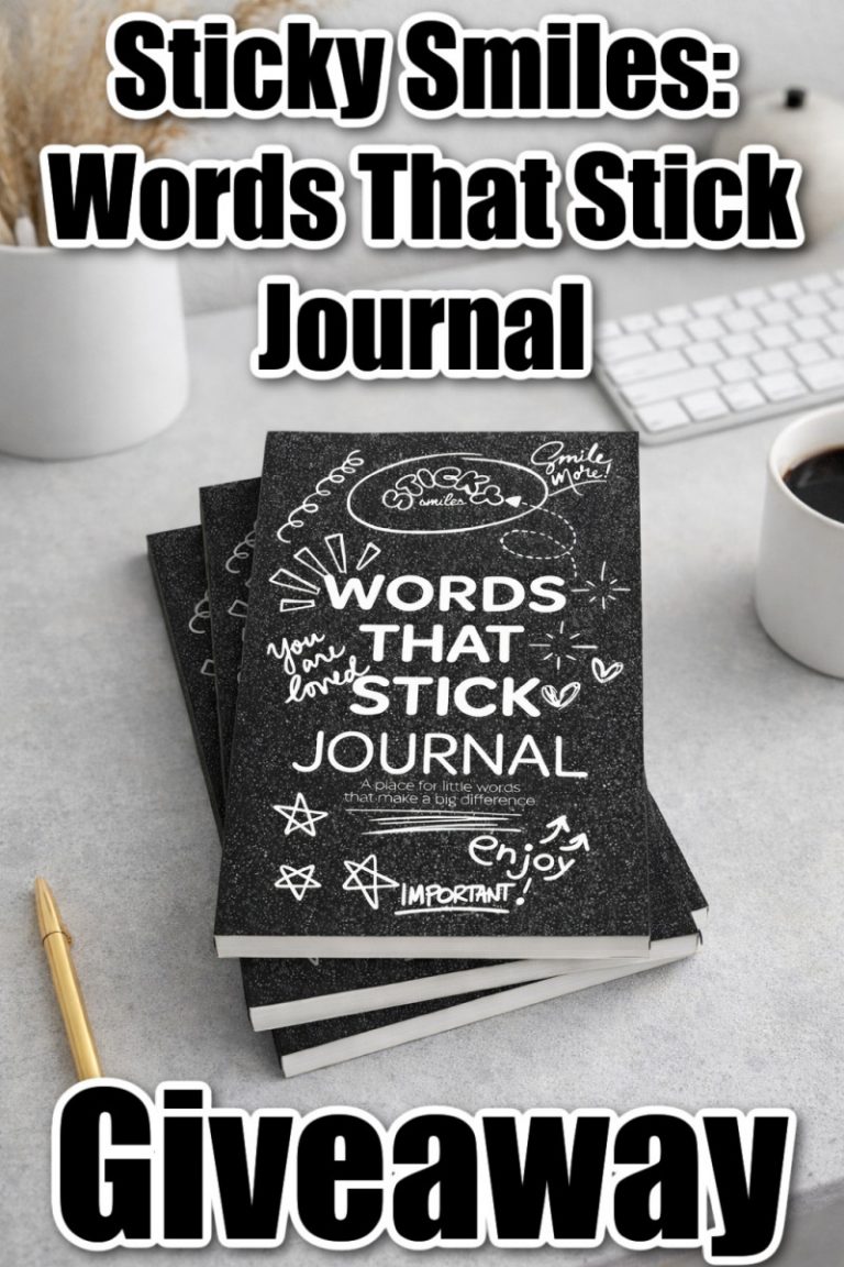 Sticky Smiles: Words That Stick Journal Giveaway | Emily Reviews