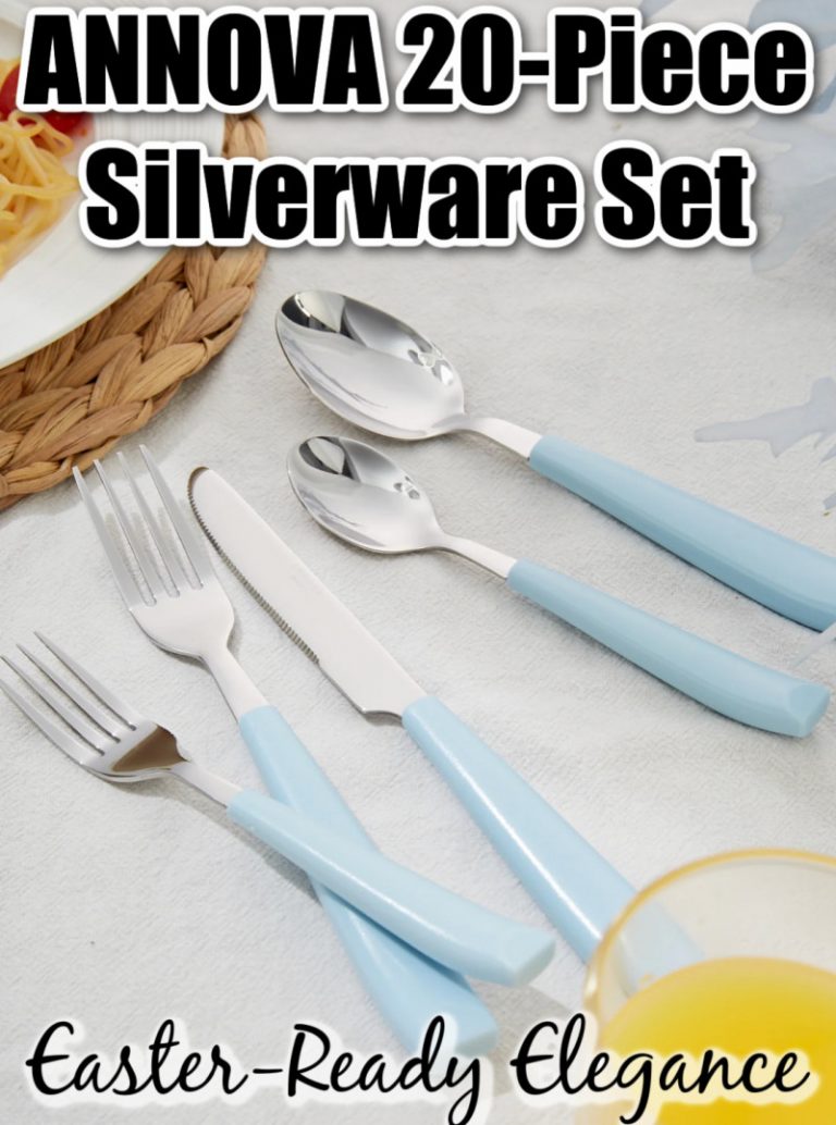 ANNOVA 20 Piece Silverware Set Giveaway – Perfect for Easter! | Emily ...
