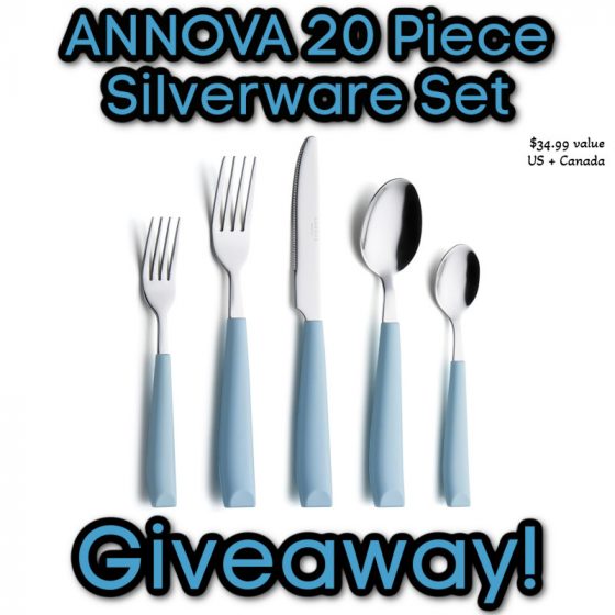 ANNOVA 20 Piece Silverware Set Giveaway – Perfect for Easter! | Emily ...